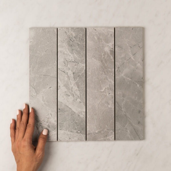 Tundra Marble Look Subway Tile 75x300mm - Design Tiles Sydney