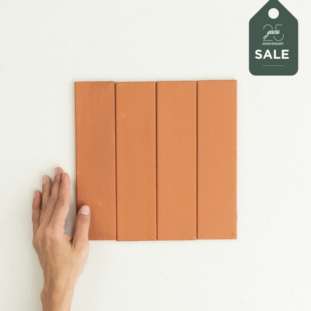 Tuscan Cotto 2.0 Terracotta Subway Tile 60x240mm - Design Tiles Sydney