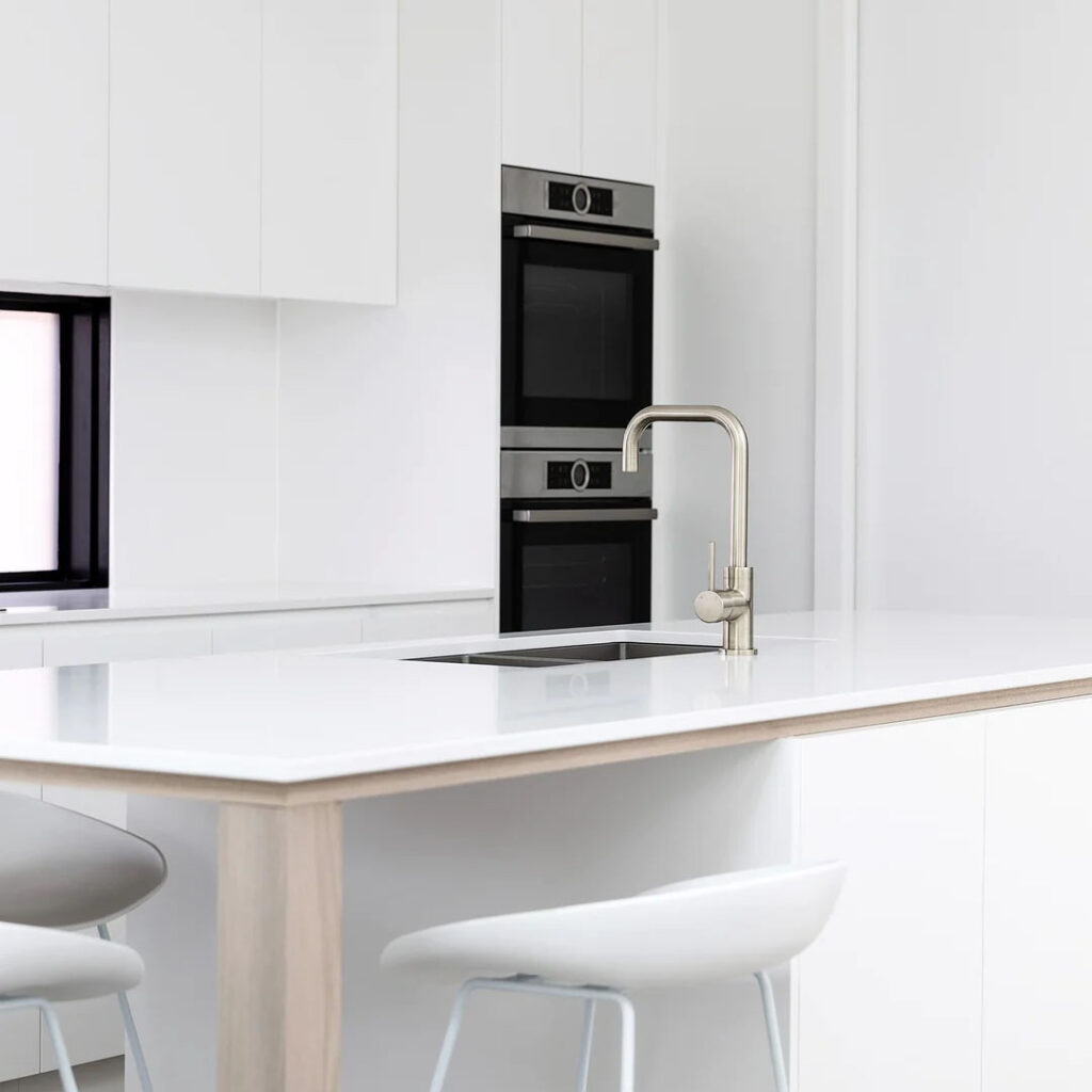 Round Kitchen Mixer Tap - Design Tiles Sydney