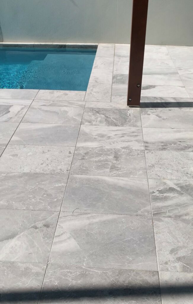Atlantic Grey Anti-Slip Marble Tile - Design Tiles Sydney
