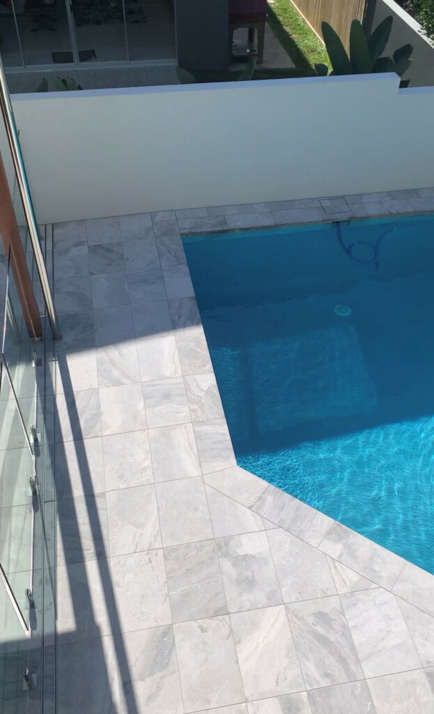 Atlantic Grey Anti-Slip Marble Tile - Design Tiles Sydney