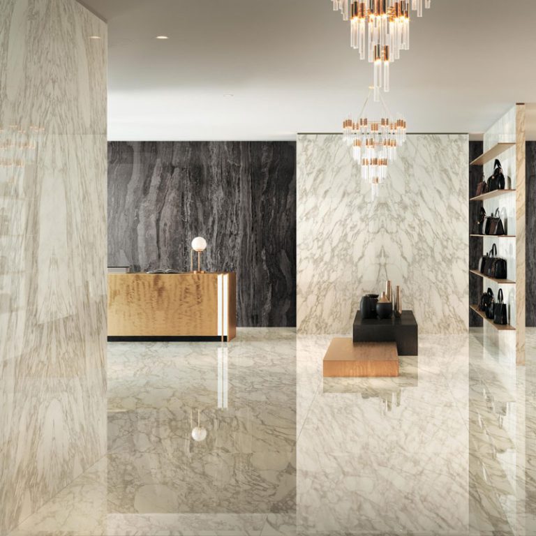 Marvel Edge Royal Calacatta Porcelain Tile - Design Tiles Sydney