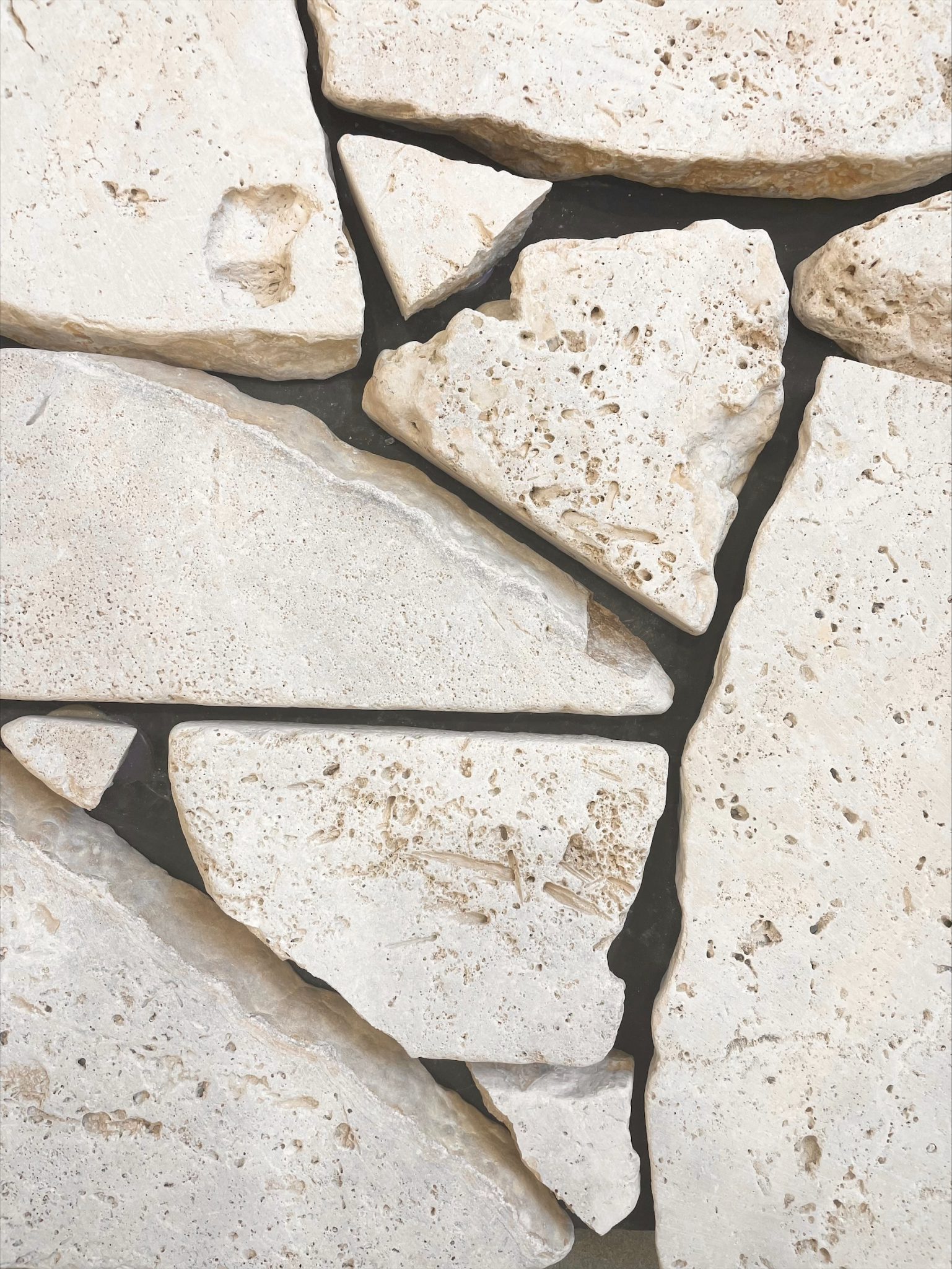 Classic Ivory Crazy Pave Natural Stone - Design Tiles Sydney