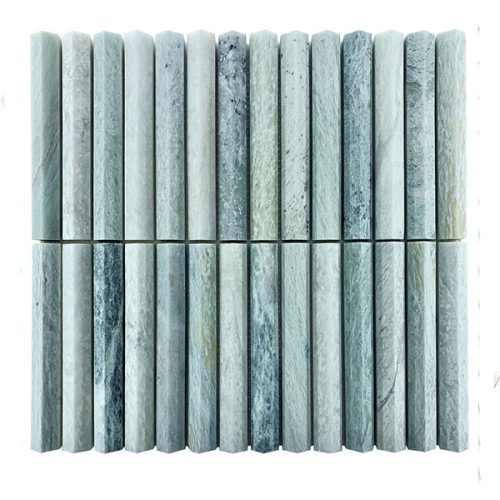 Mint 3D Stack Mosaic - Design Tiles Sydney