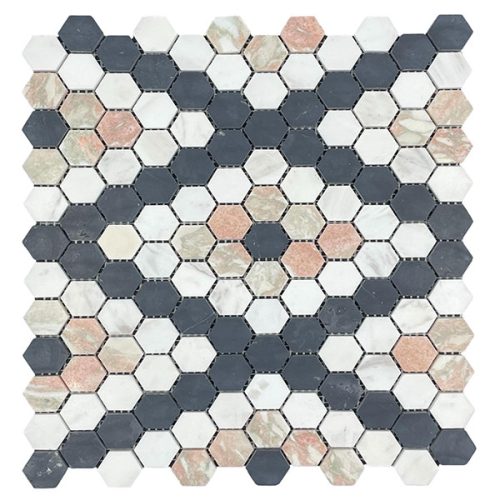 Mix Hexagon Marble - Design Tiles Sydney