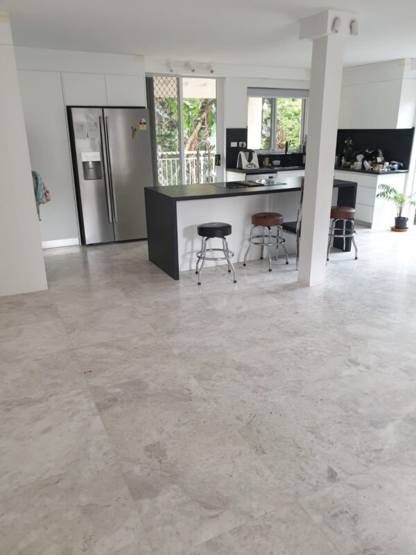 Nimbus White Honed Marble Indoor Floor and Wall Tile - Design Tiles Sydney