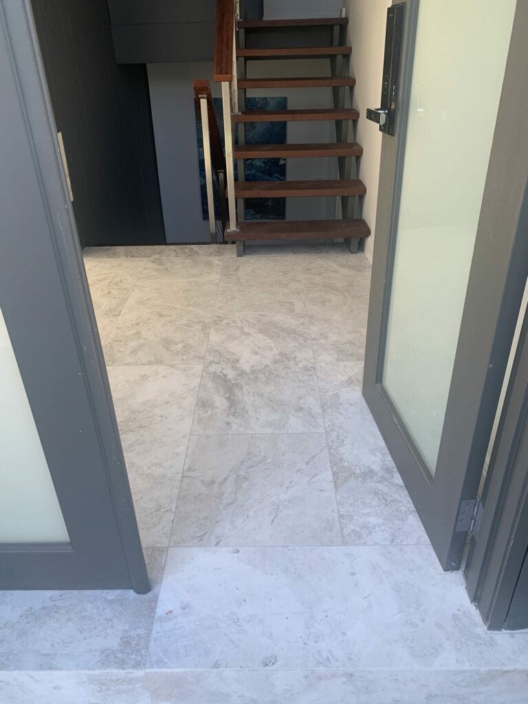 Nimbus White Honed Marble Indoor Floor and Wall Tile - Design Tiles Sydney
