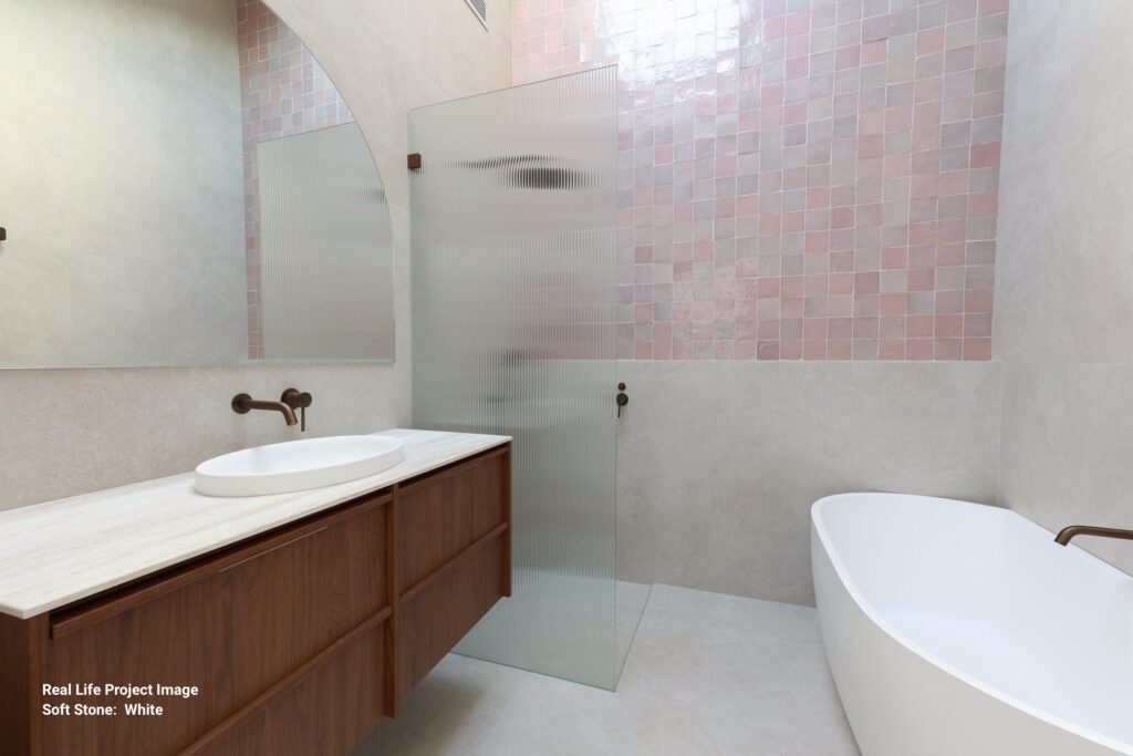 Soft Stone Porcelain Floor & Wall Tile - Design Tiles Sydney