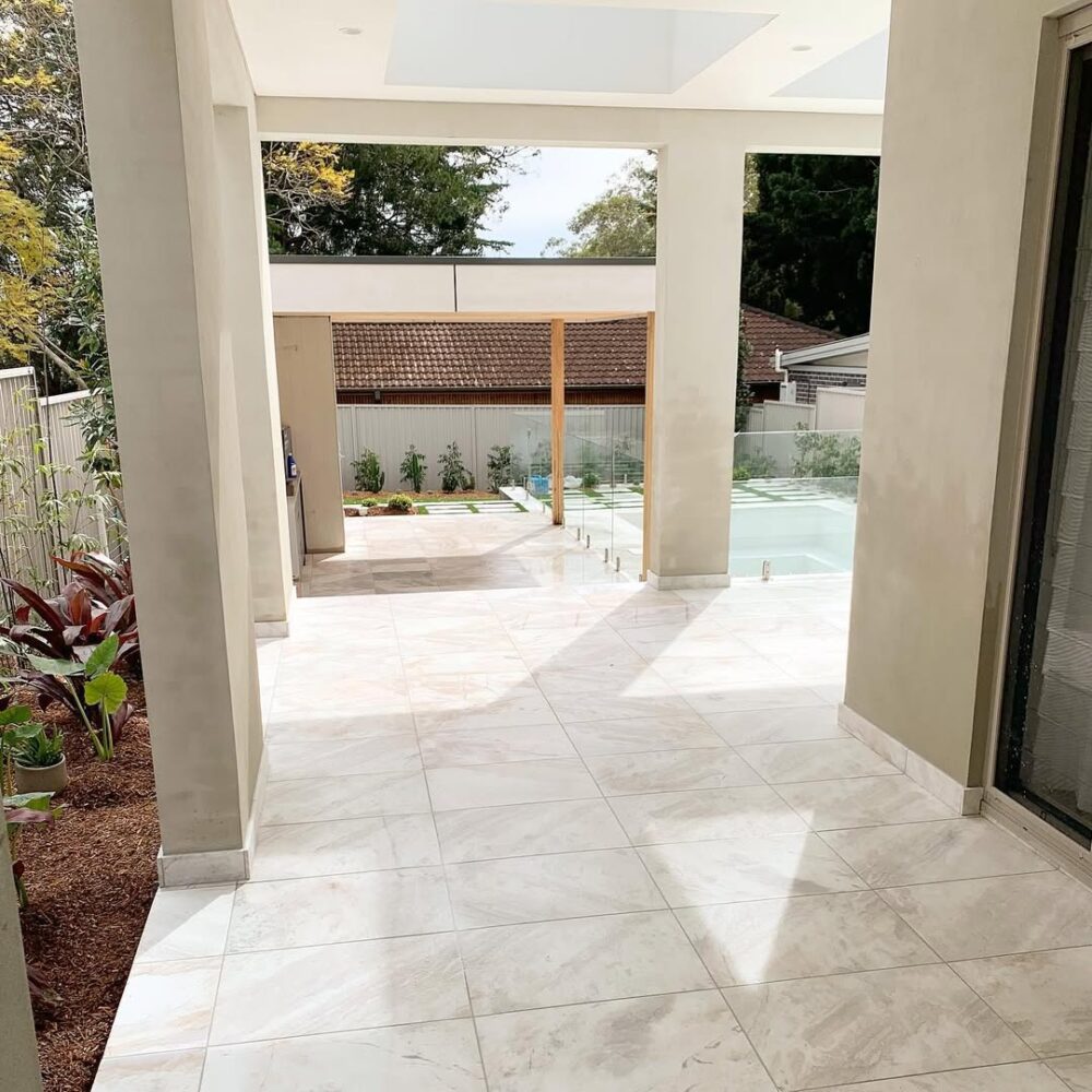 Glacier Anti-Slip Marble Tile - Design Tiles Sydney