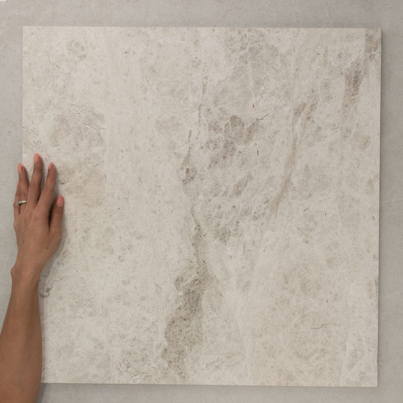 Tundra Grey Honed Marble Indoor Floor and Wall Tile - Design Tiles Sydney