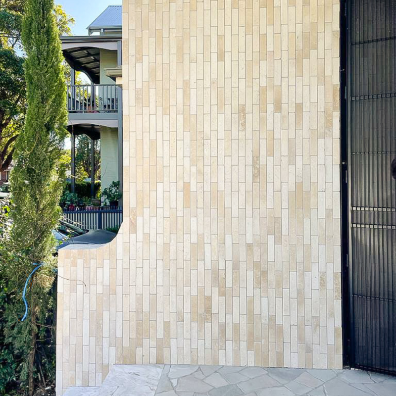 Stone Fingers Tumbled Subway Tile 50x200mm - Design Tiles Sydney