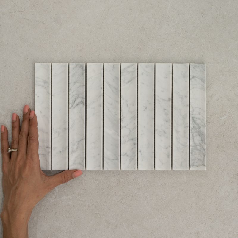 Apollo Natural Stone Concave Mosaic - Design Tiles Sydney