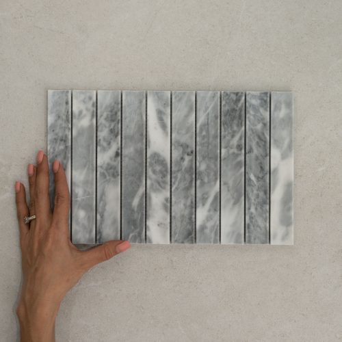 Apollo Natural Stone Concave Mosaic - Design Tiles Sydney