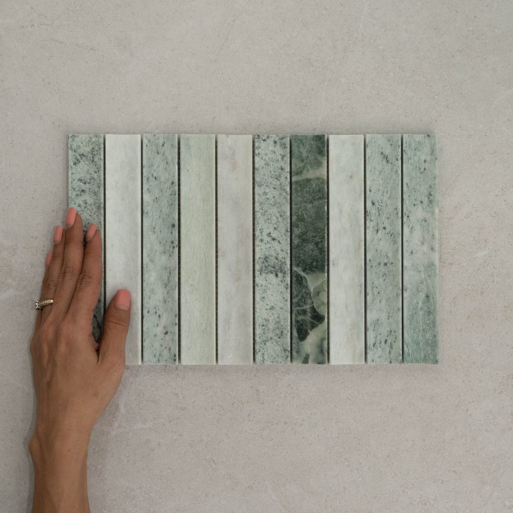 Apollo Natural Stone Concave Mosaic - Design Tiles Sydney