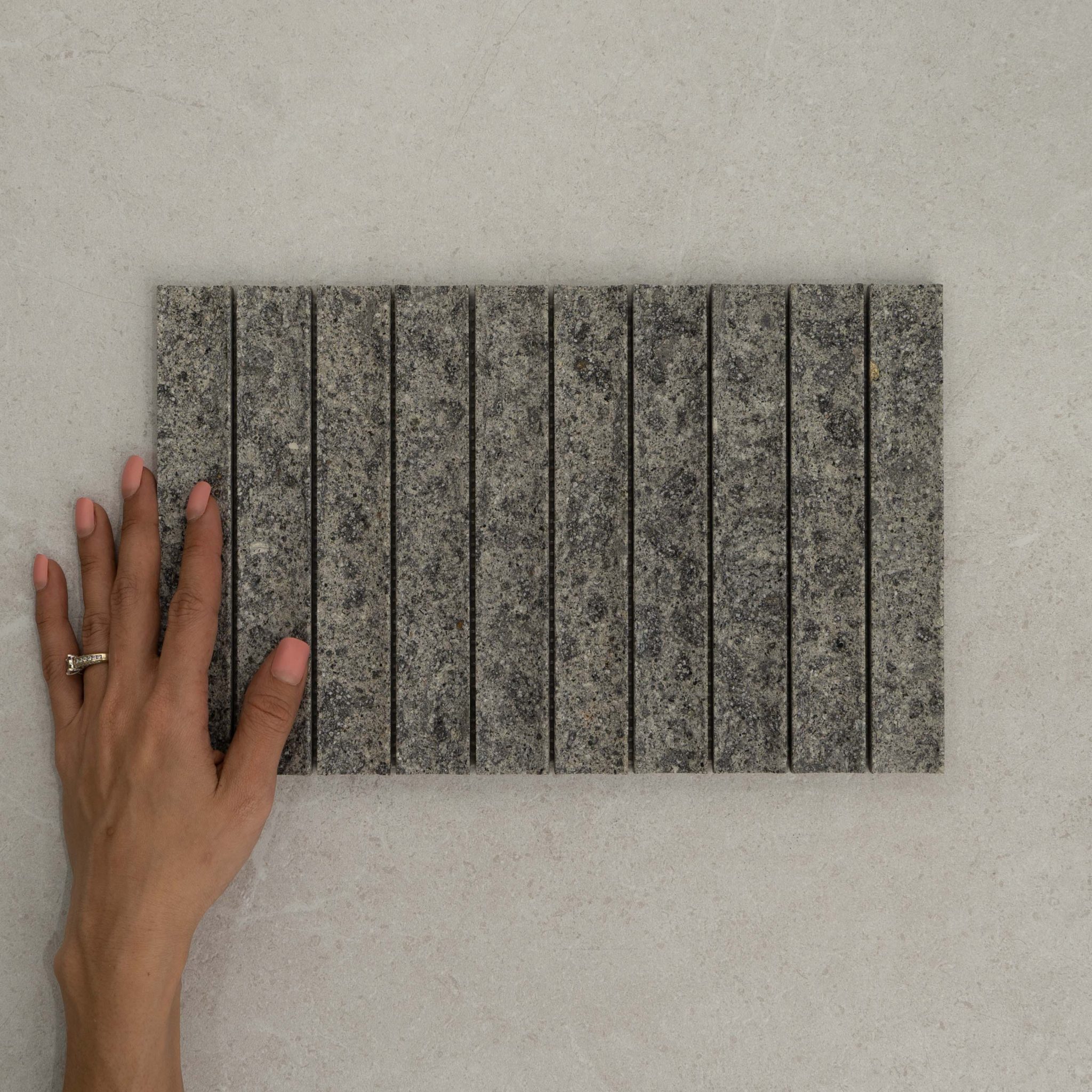 Apollo Natural Stone Concave Mosaic - Design Tiles Sydney
