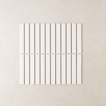 Concave White Kit Kat Wall Tile - Design Tiles Sydney