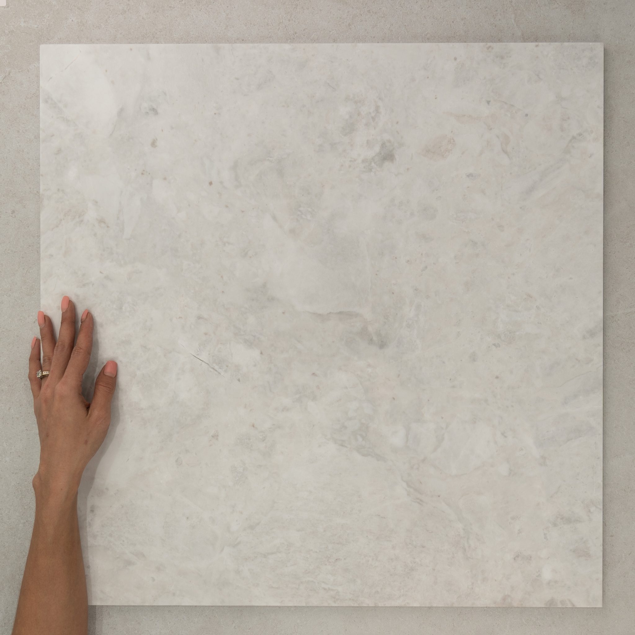 Nimbus White Honed Marble Indoor Floor and Wall Tile - Design Tiles Sydney