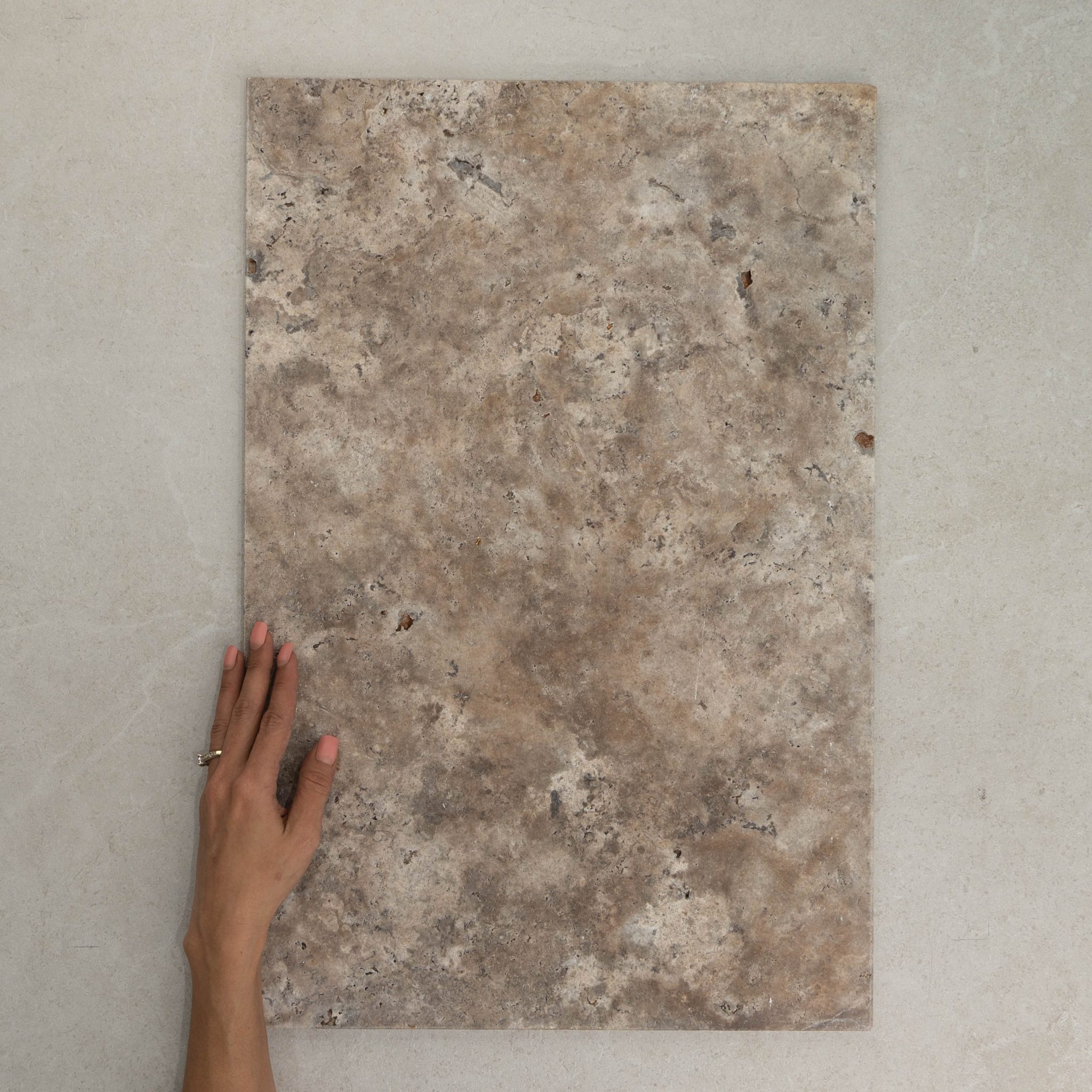 Travertine Silver Natural Stone Tile - Design Tiles Sydney