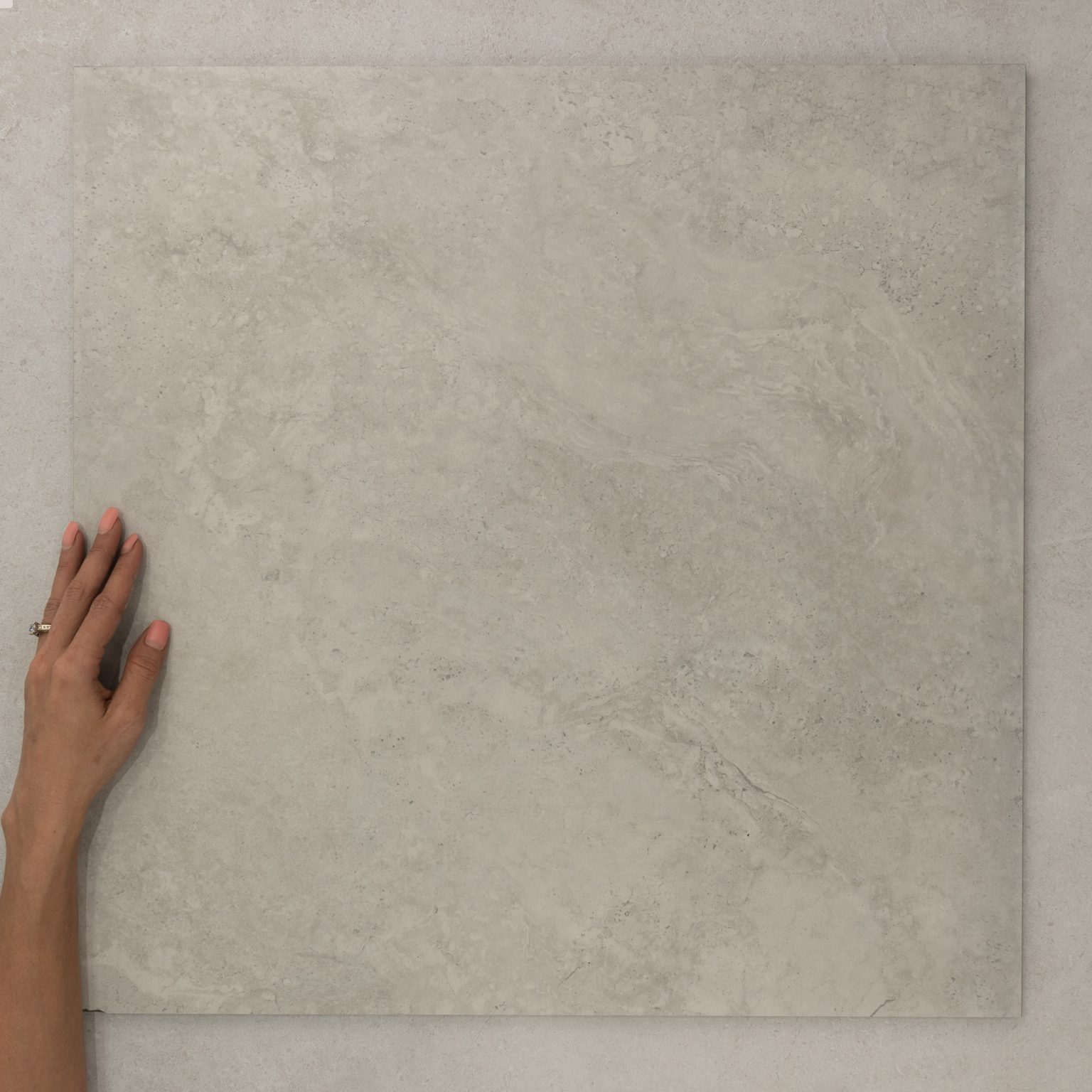 Builders Range Silver Travertine Look Porcelain Tile - Design Tiles Sydney