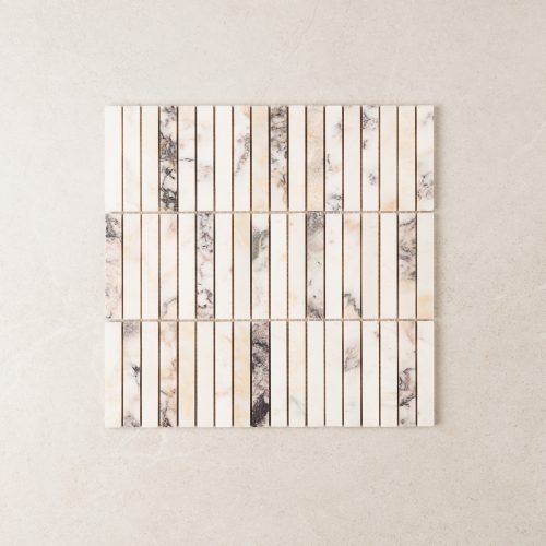 Stack Viola Marble Mosaic - Design Tiles Sydney