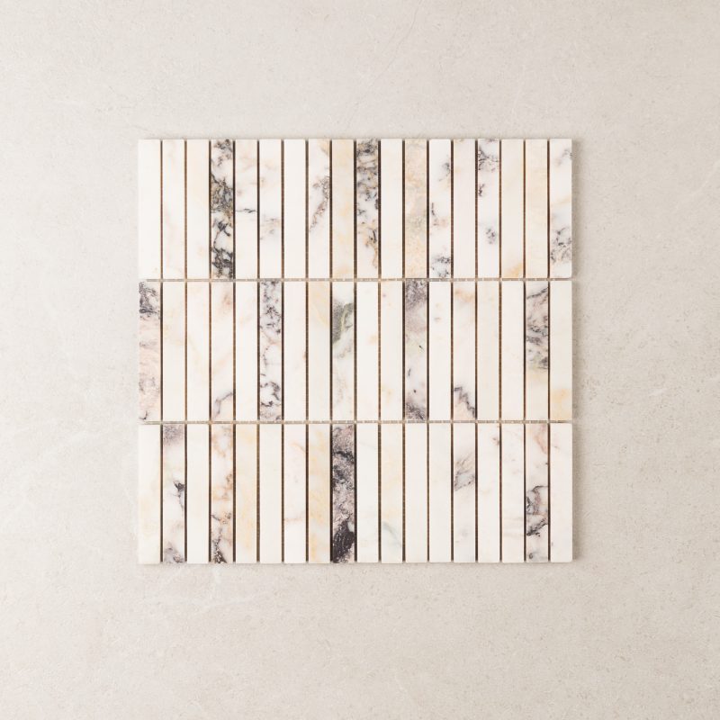 Stack Viola Marble Mosaic - Design Tiles Sydney