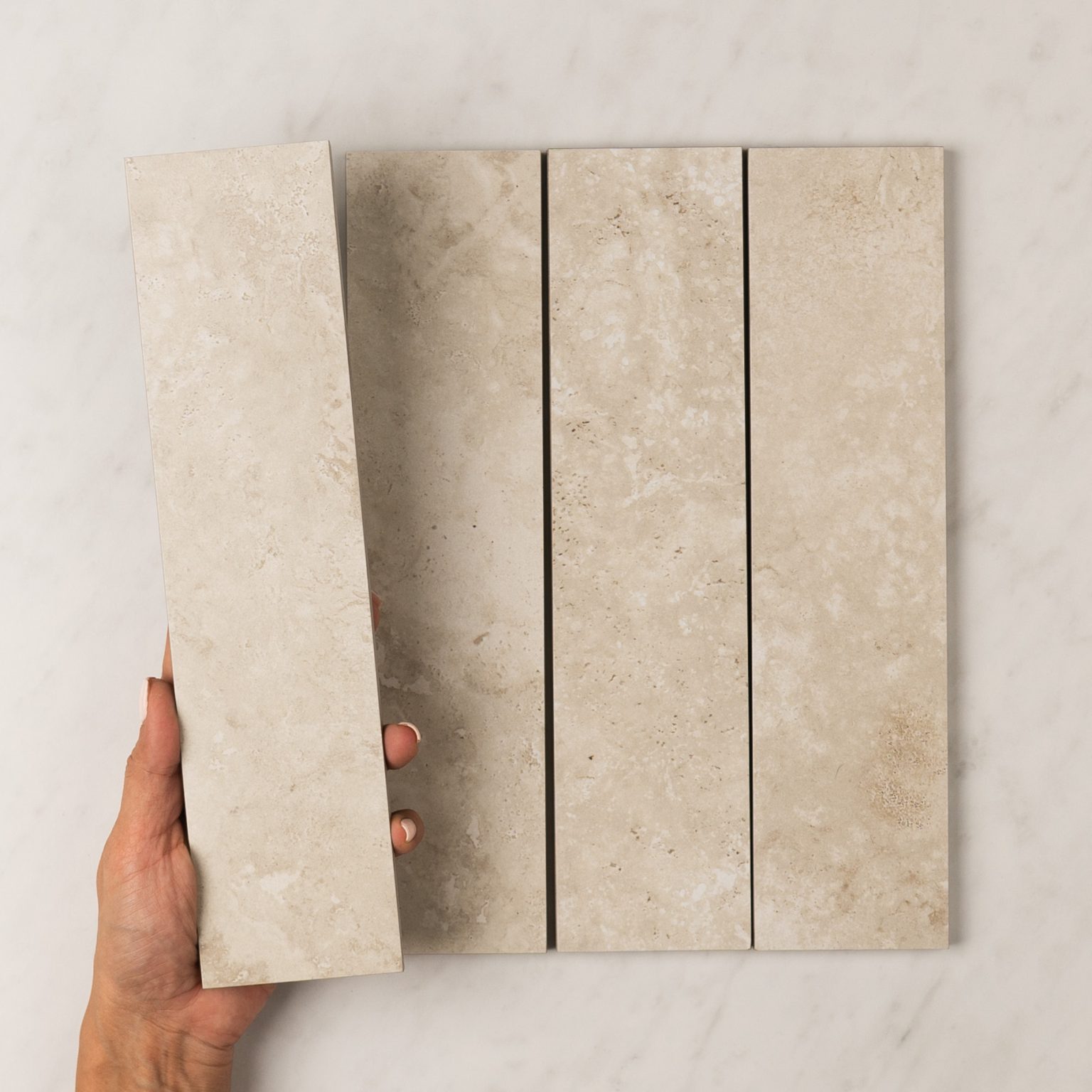 Nimbus White Natural Marble Subway - Design Tiles Sydney