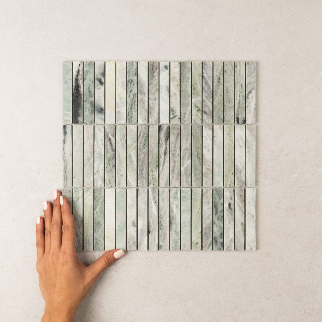 Stack Amazonica Marble Mosaic - Design Tiles Sydney