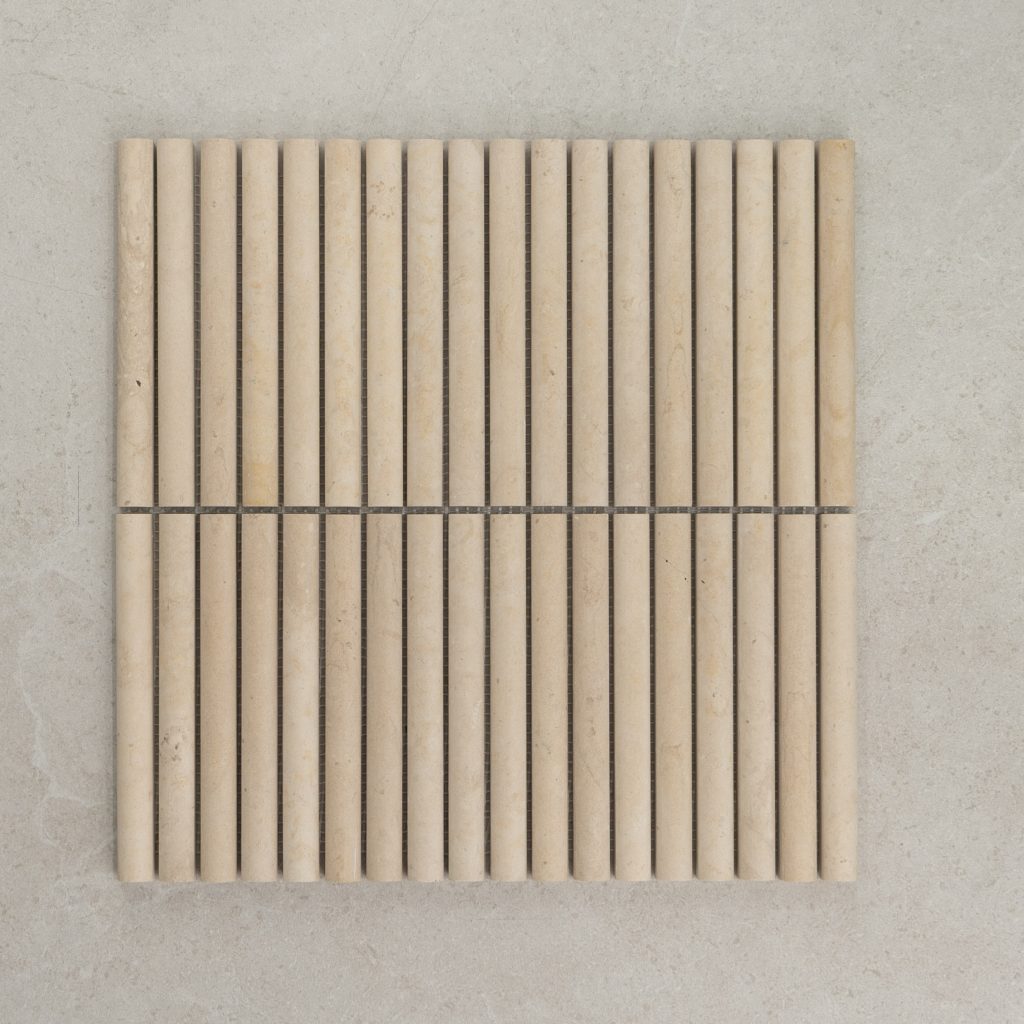 Mini Bamboo Utica Flute Mosaic - Design Tiles Sydney