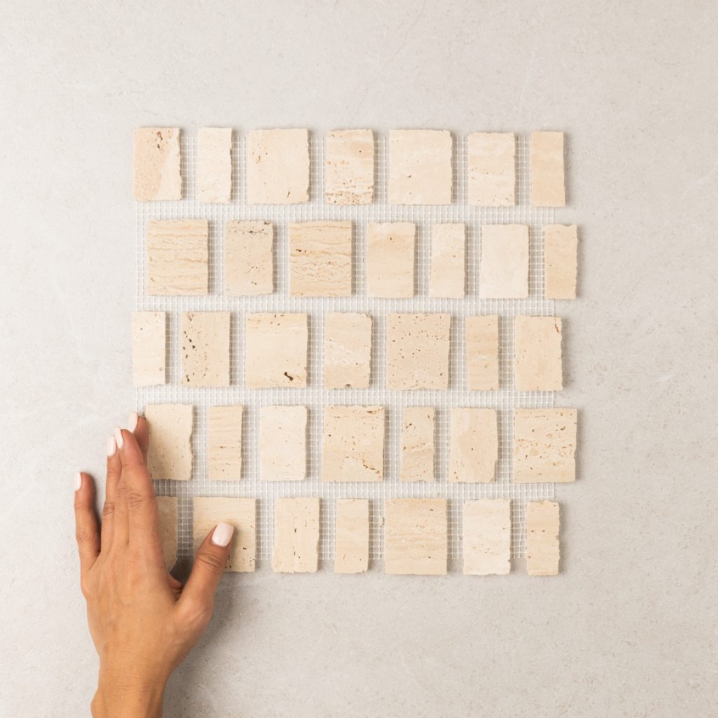 Split Rome 10mm Marble Mosaic - Design Tiles Sydney