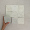 Mint Square Stone Tile 100x100mm - Design Tiles Sydney