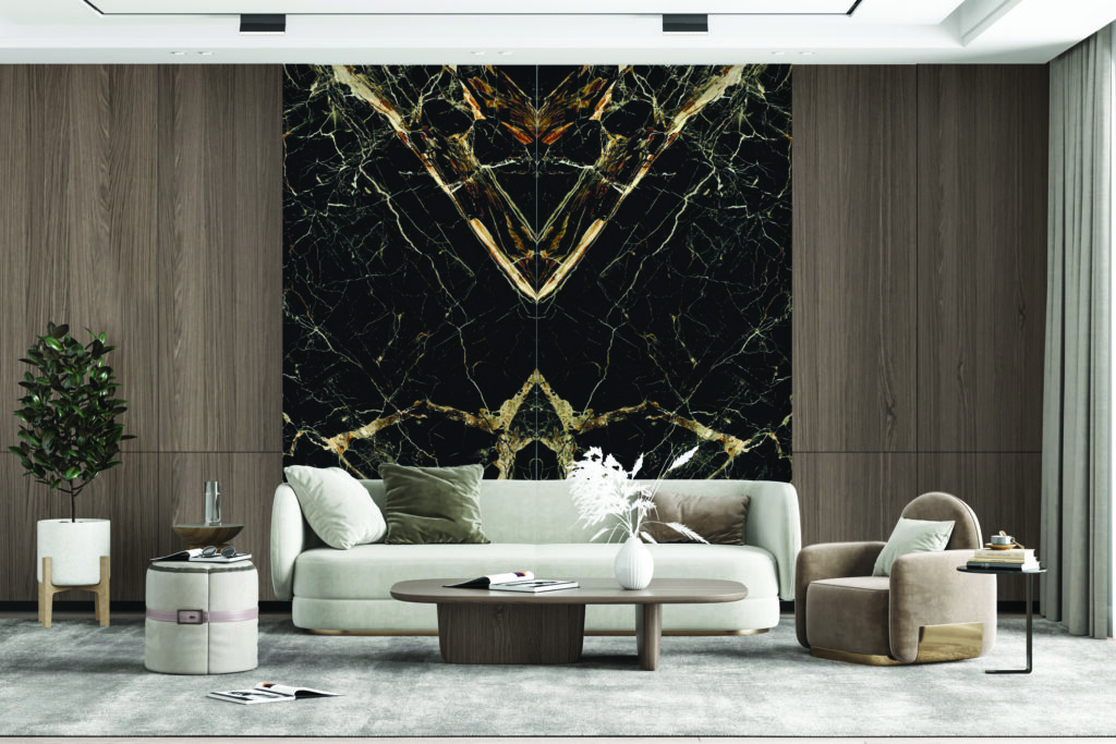 Caravaggio Gold Megaslab 3200x1600mm - Design Tiles Sydney