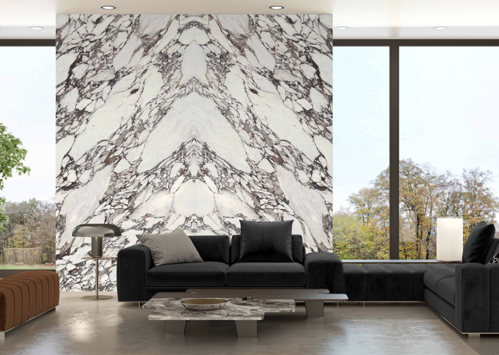 Arabescato Viola Megaslab 3200x1600x6mm - Design Tiles Sydney
