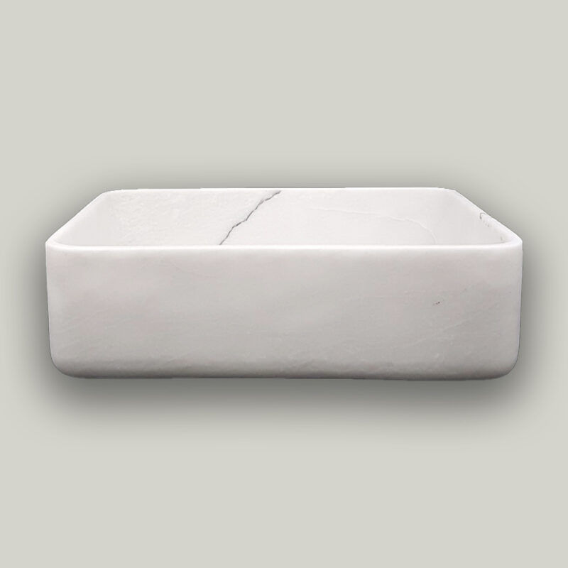New York Honed Rectangle Marble Basin - Design Tiles Sydney
