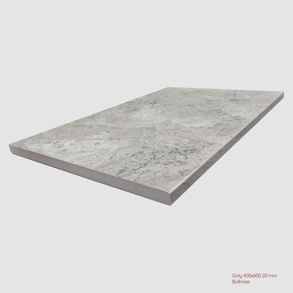 Tundra Extra Porcelain Bullnose Tile 400x600x20mm - Design Tiles Sydney