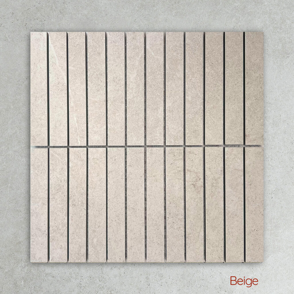 Jasper Stone Look Kit Kat Mosaic Tile - Design Tiles Sydney