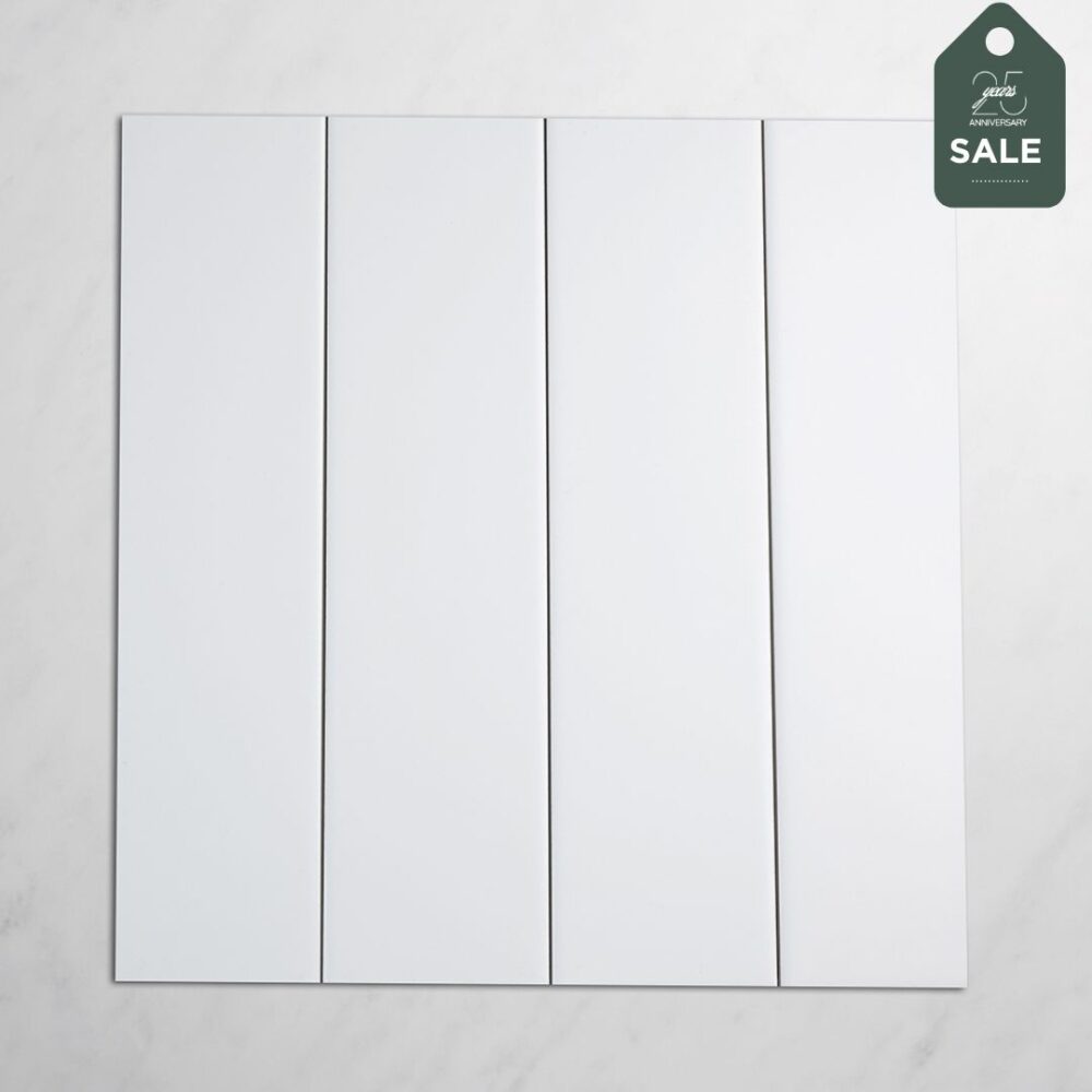 Coogee White Ceramic Wall Tile - Design Tiles Sydney