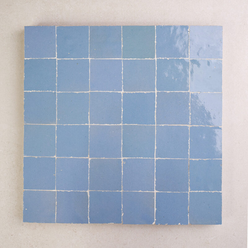 Zellige Square 50 x 50 mm Moroccan Handmade Tiles - Design Tiles Sydney