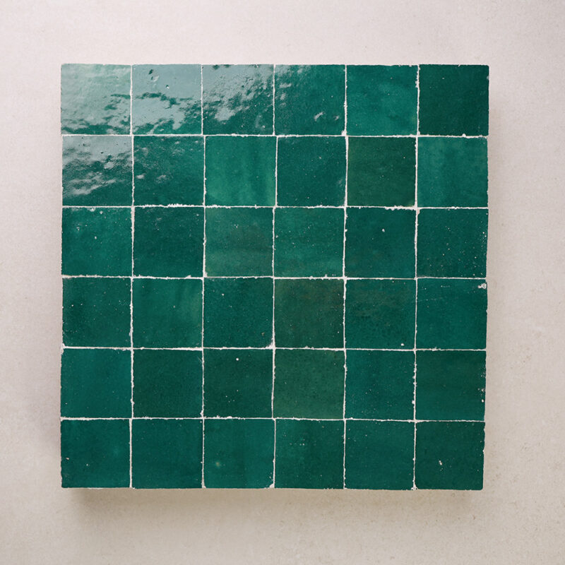Zellige Square 50 x 50 mm Moroccan Handmade Tiles - Design Tiles Sydney