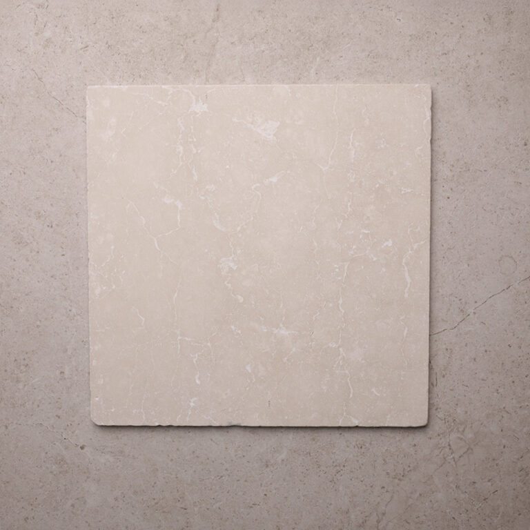 Botticino Square Tumbled Stone 305 x305 mm - Design Tiles Sydney