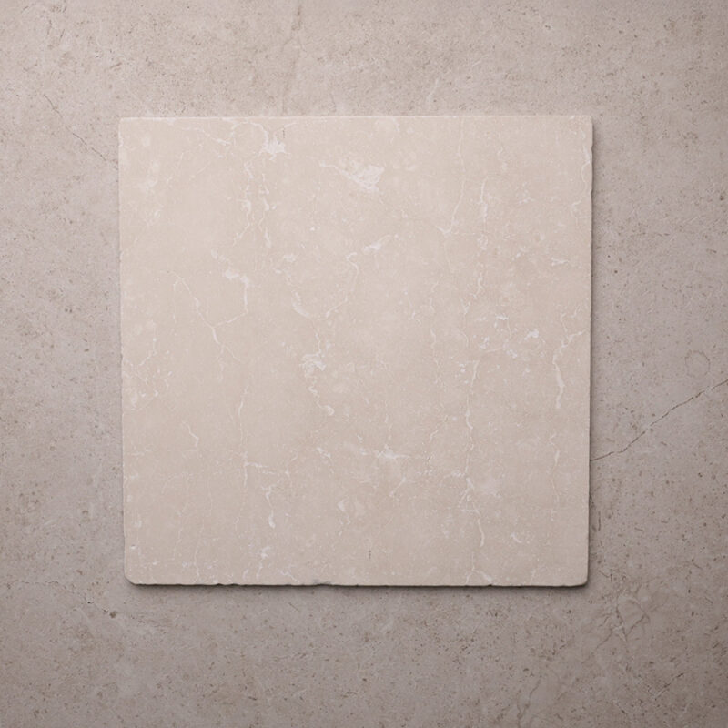 Botticino Square Tumbled Stone 305 x305 mm - Design Tiles Sydney