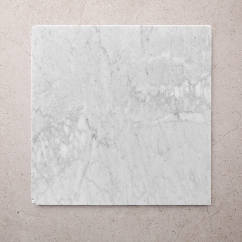 Carrara Square Tumbled Stone 305 x 305 mm - Design Tiles Sydney