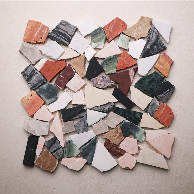 Crazy Mix Marble Stone 305 x305 mm - Design Tiles Sydney