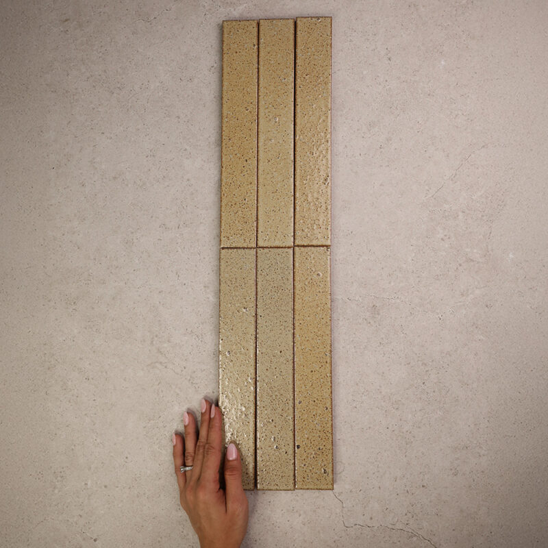 Kazoku Hatsu Long Subway Hand Glazed Japanese Tile - Design Tiles Sydney