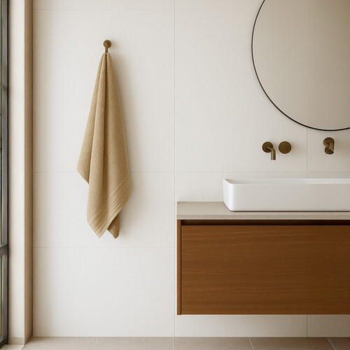 Micro Cement White Textured 600x600 Porcelain Tile - Design Tiles Sydney