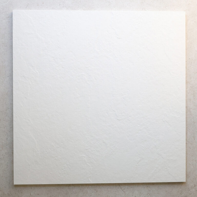 Micro Cement White Textured 600x600 Porcelain Tile - Design Tiles Sydney