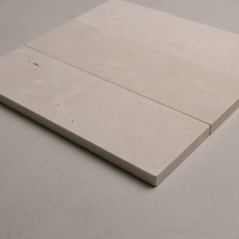 Botticino Marble Beige Subway Tile Tumbled 200x65 mm - Design Tiles Sydney