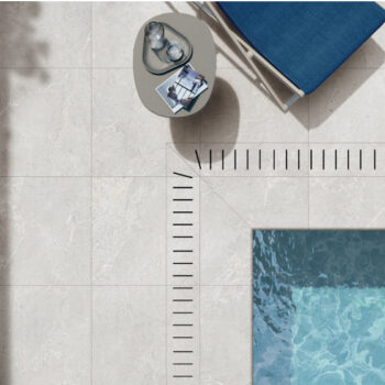 Kavala Stone Look Porcelain Bullnose Tile 400x600 mm - Design Tiles Sydney