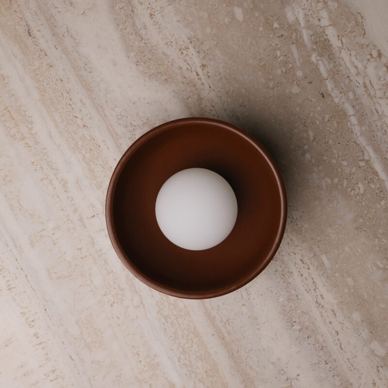Natura Ceramic Wall Scone Light - Design Tiles Sydney