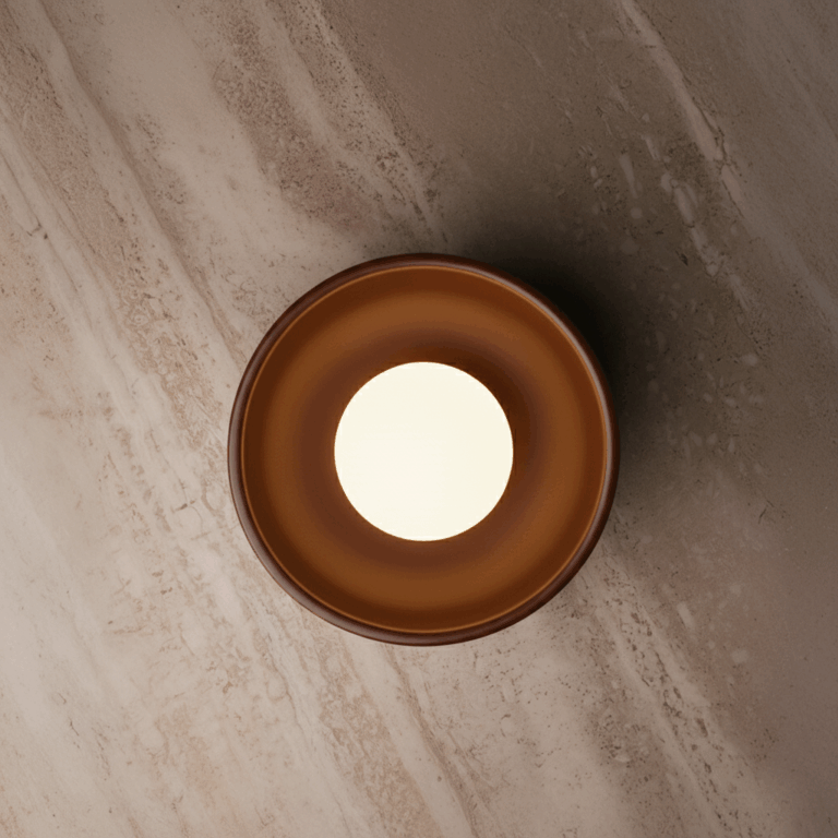 Natura Ceramic Wall Scone Light - Design Tiles Sydney