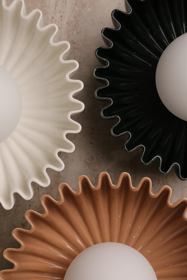 Shell Ceramic Wall Sconce Light - Design Tiles Sydney